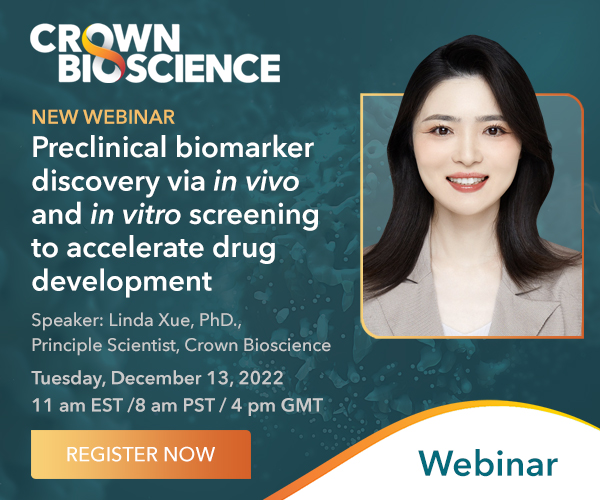 Crown Bioscience, Inc. and Horizon Discovery, Ltd. to Showcase X-MAN Cell Lines for In Vivo and ...